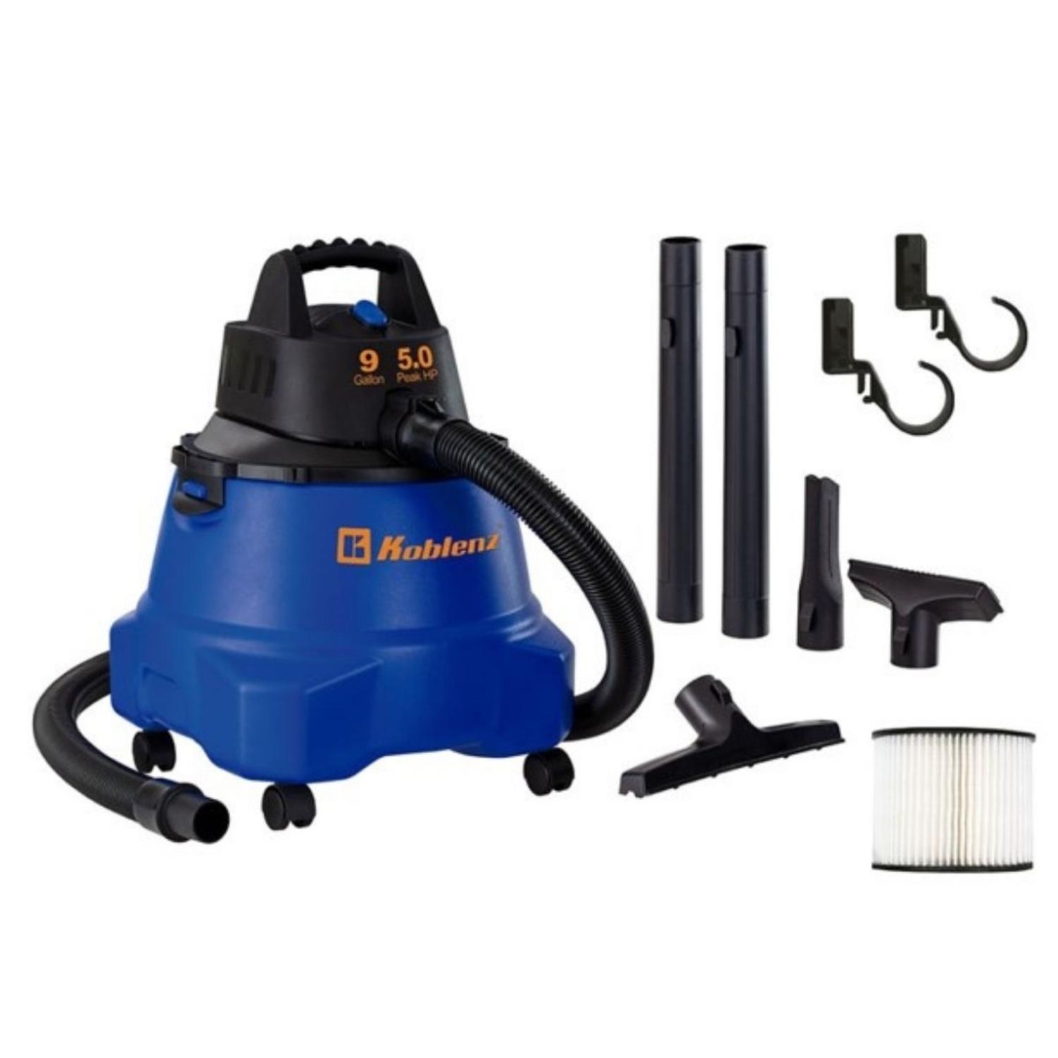 Nelo: ASPIRADORA KOBLENZ WD-9 SECO MOJADO 5.0 HP 9 GAL